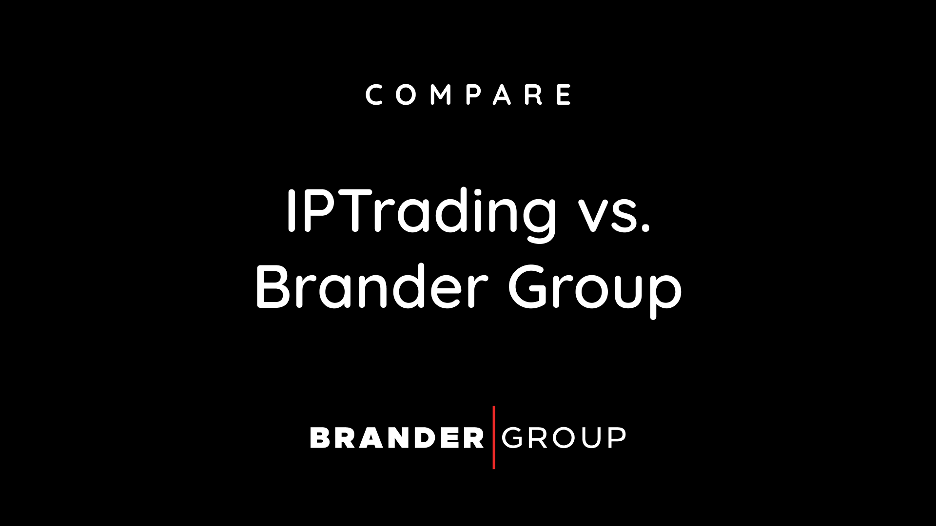 Comparing IPTrading to Brander Group's IPv4 Connect