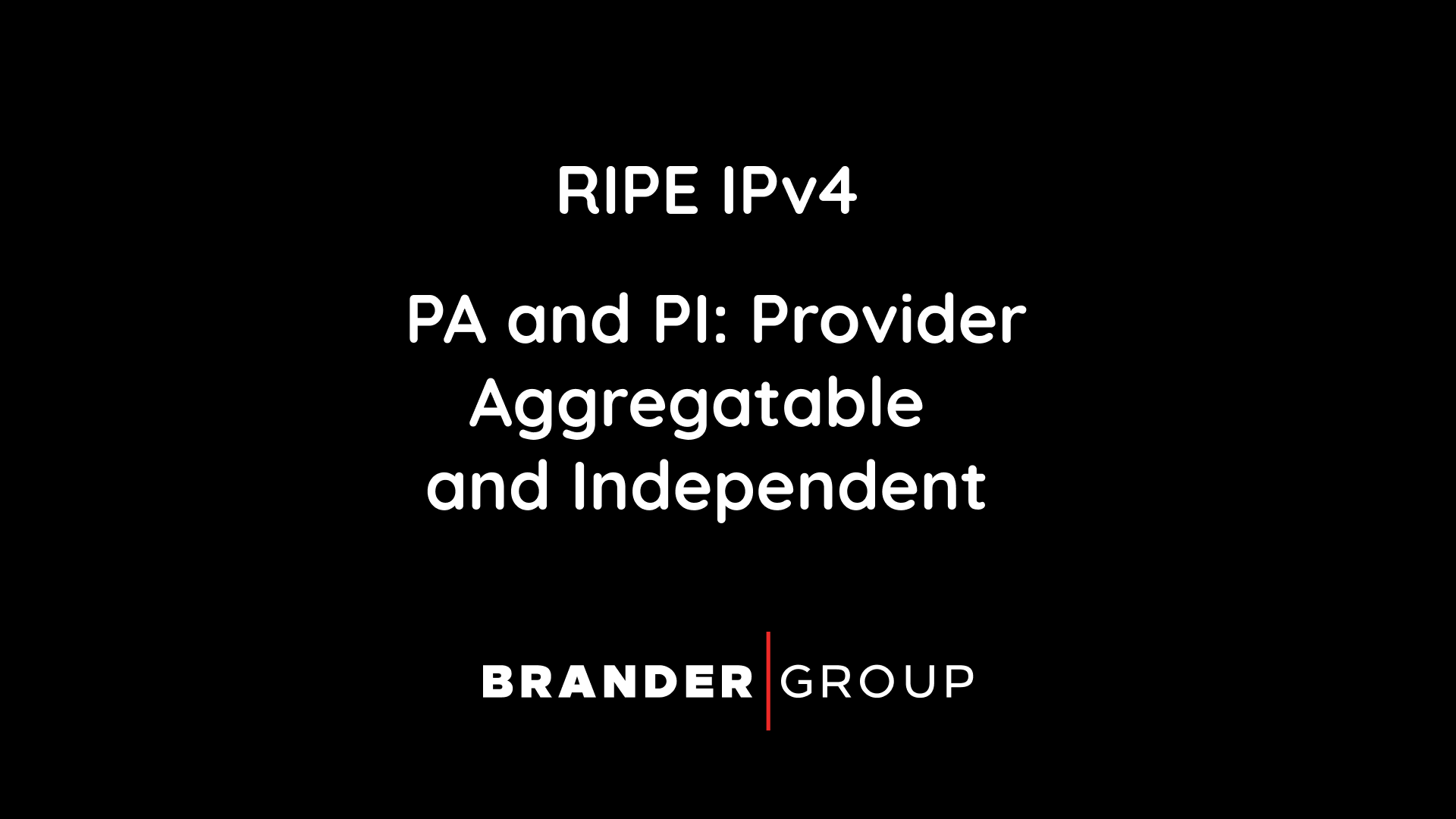 Understanding the Difference: RIPE PI vs PA IPv4 Addresses